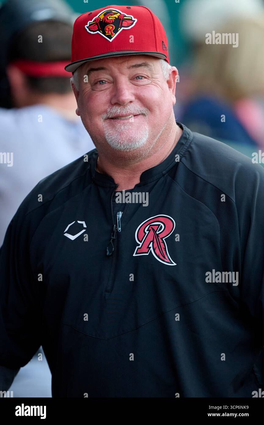 Rochester Red Wings manager Matthew LeCroy (45) before an MiLB ...