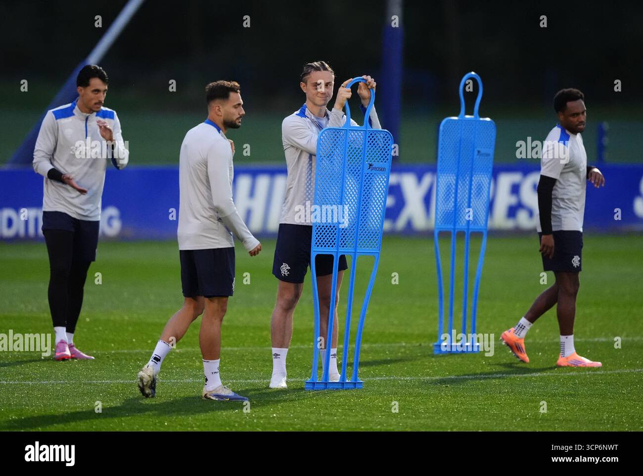 Rangers' Thelo Aasgaard during a training session at the Rangers ...