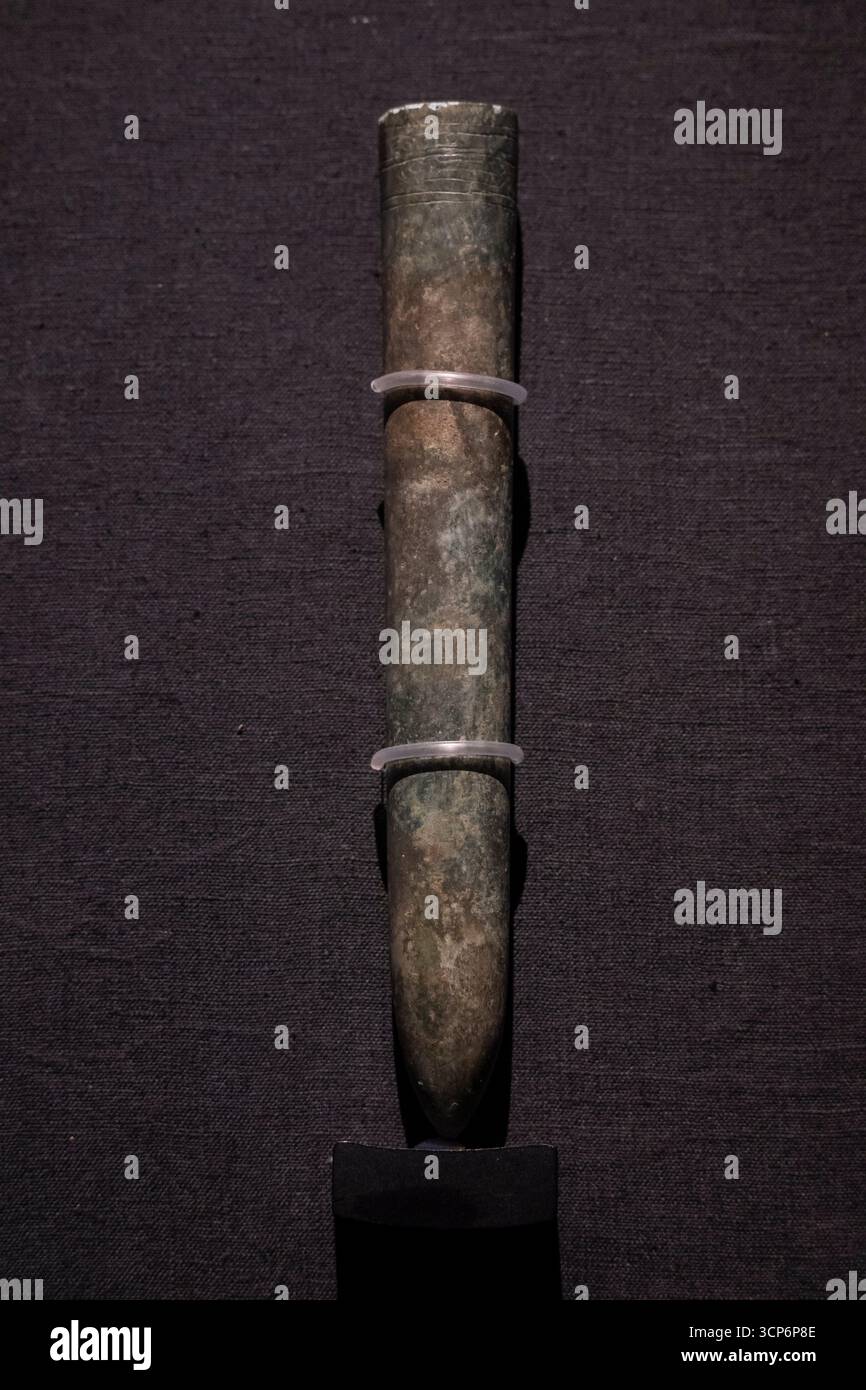 Bronze Cone-shaped Object, , Shang and Zhou Dynasties, Jinsha site ...