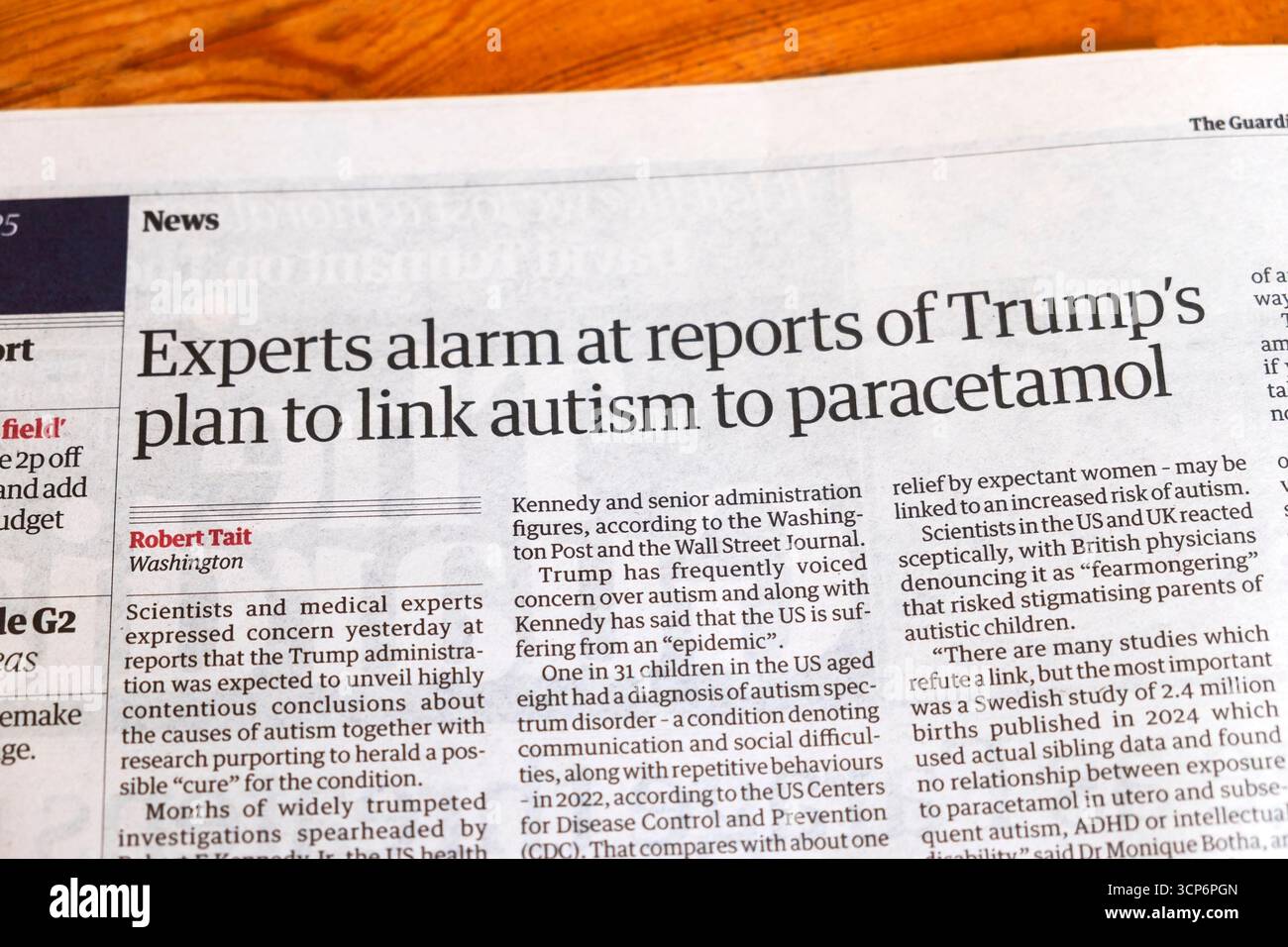 'Experts alarm at reports of Trump 's plan to link autism to ...