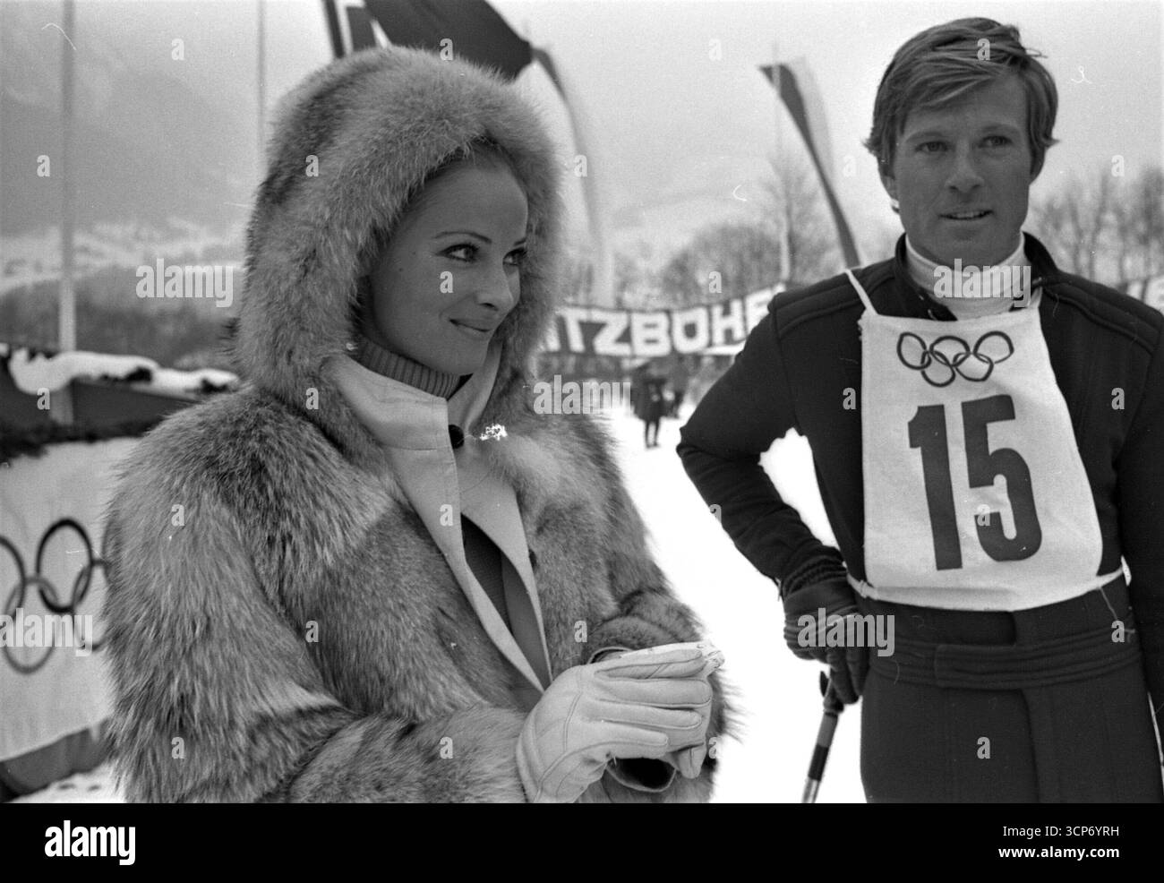 ROBERT REDFORD and CAMILLA SPARV in DOWNHILL RACER (1969), directed by ...