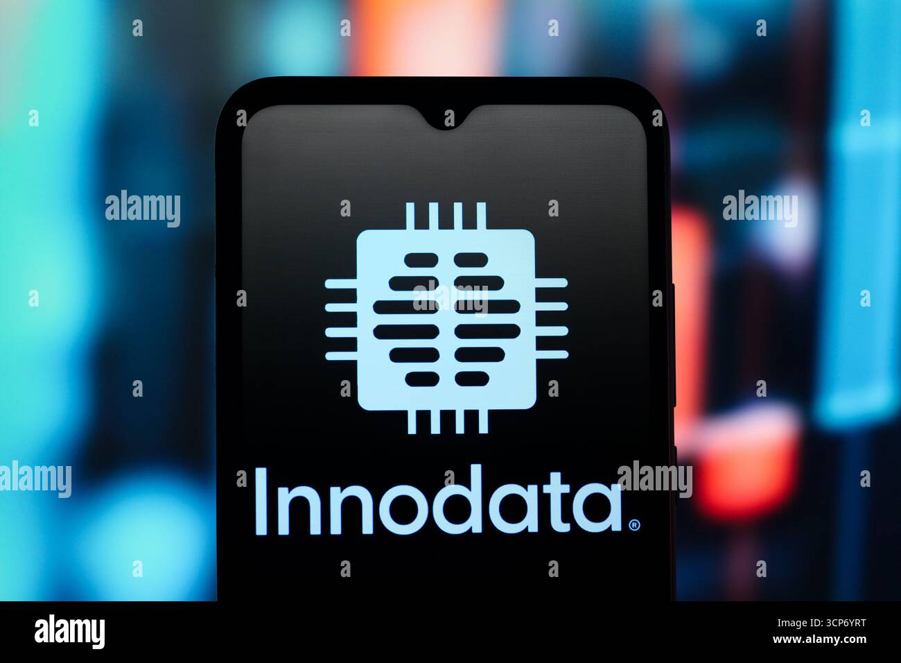 September 24, 2025, Canada: In this photo illustration, the Innodata ...