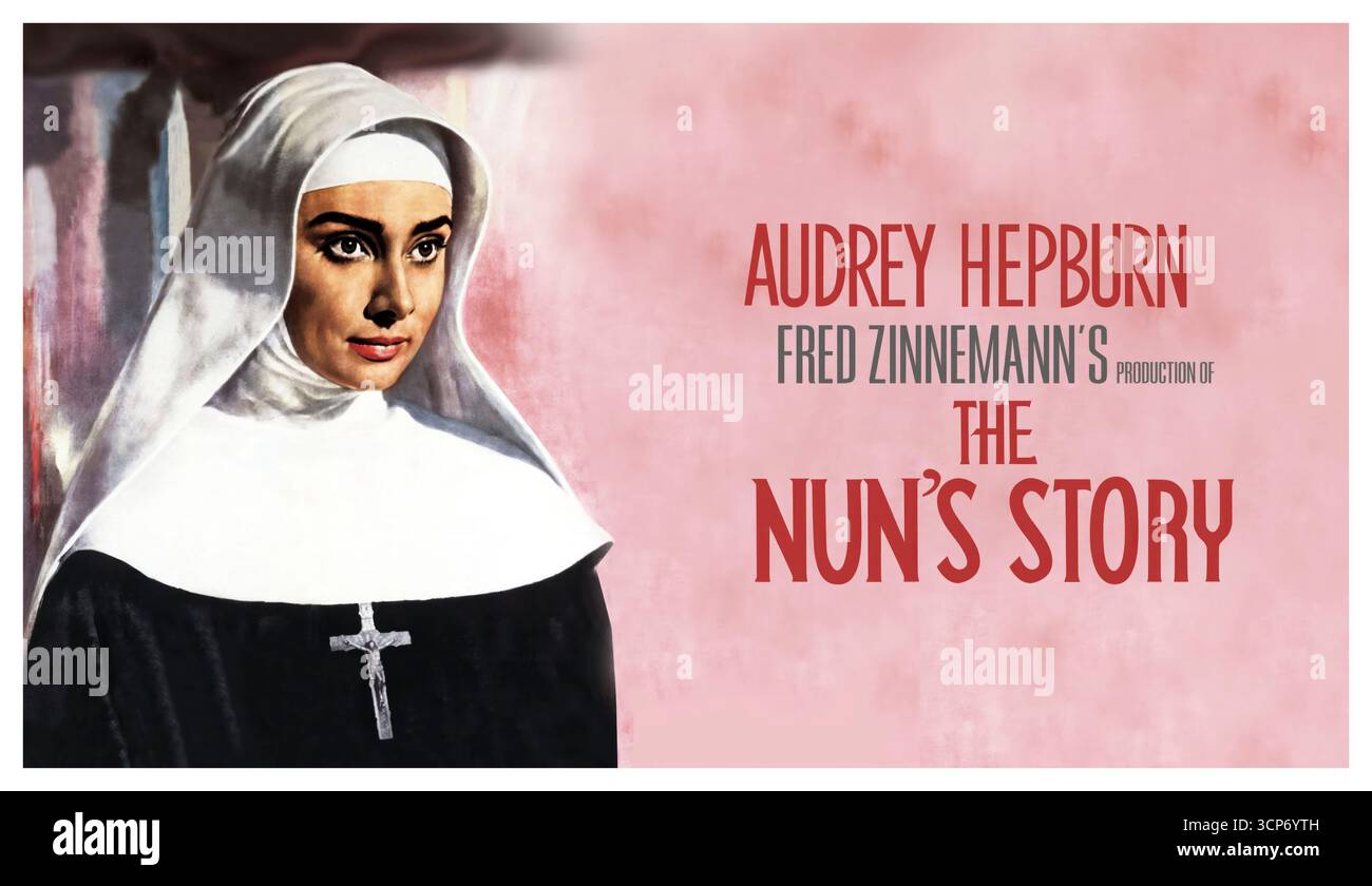 AUDREY HEPBURN in THE NUN'S STORY (1959), directed by FRED ZINNEMANN ...