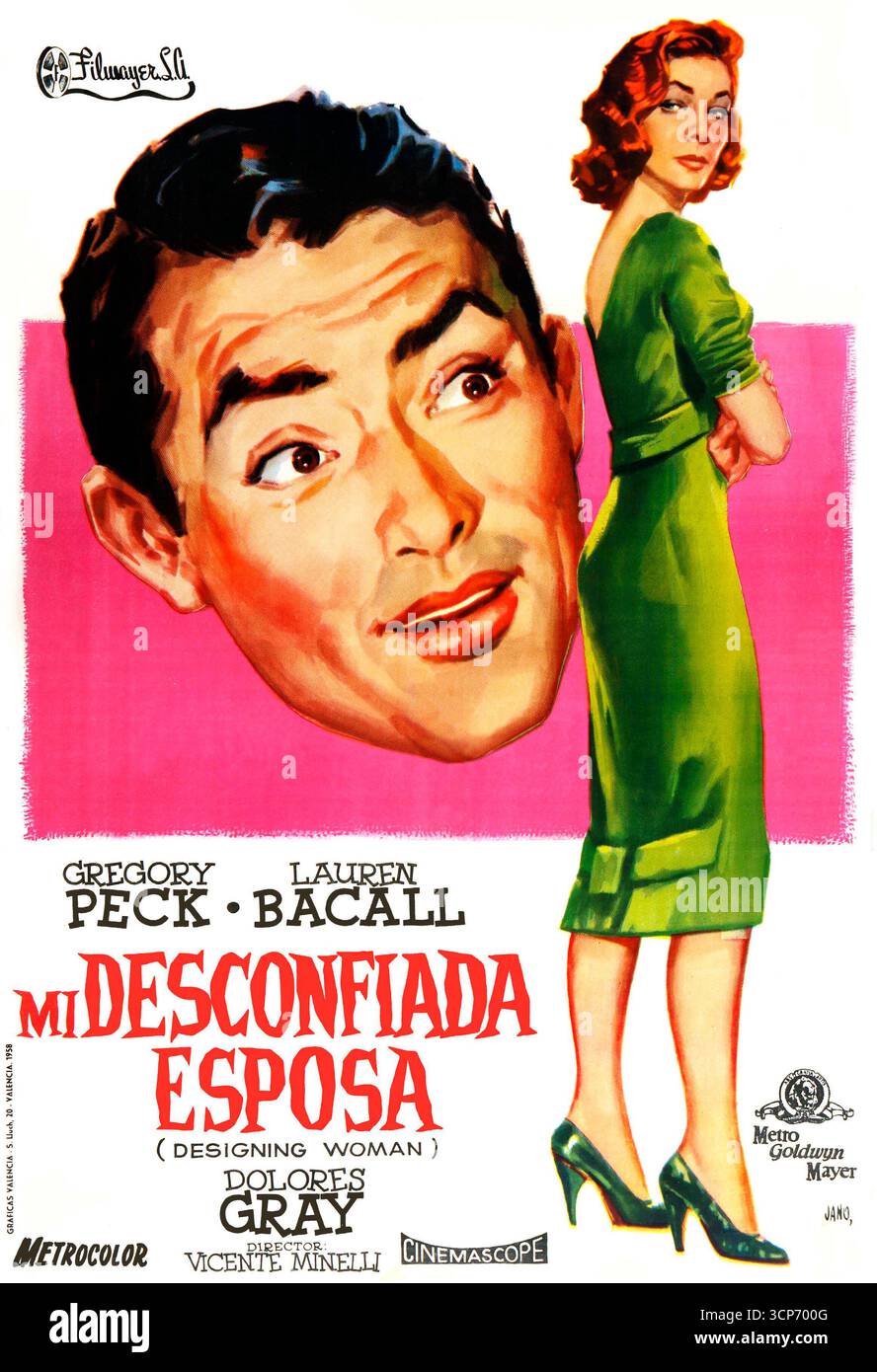 DESIGNING WOMAN (1957), directed by VINCENTE MINNELLI. Credit: M.G.M ...