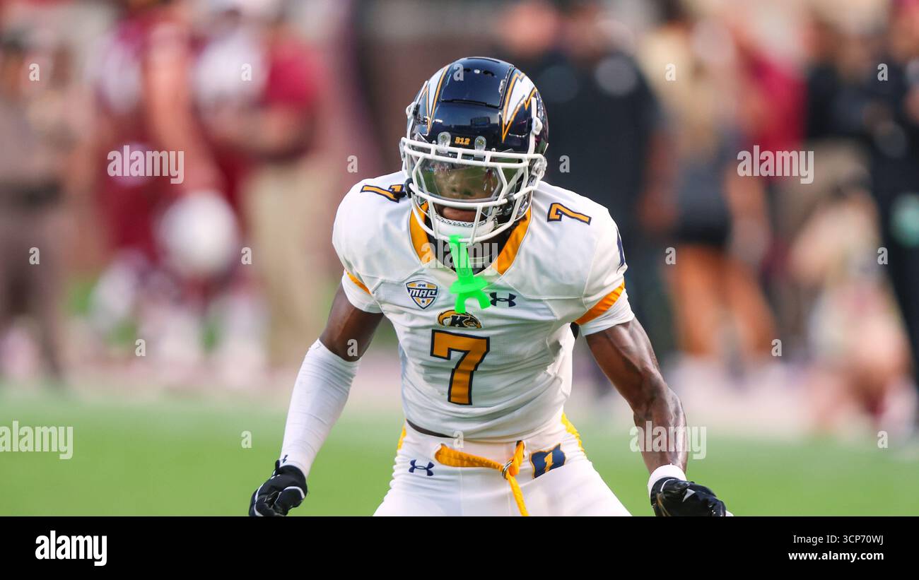 Kent State defensive back Angelo Stockstill (7) in action during an ...