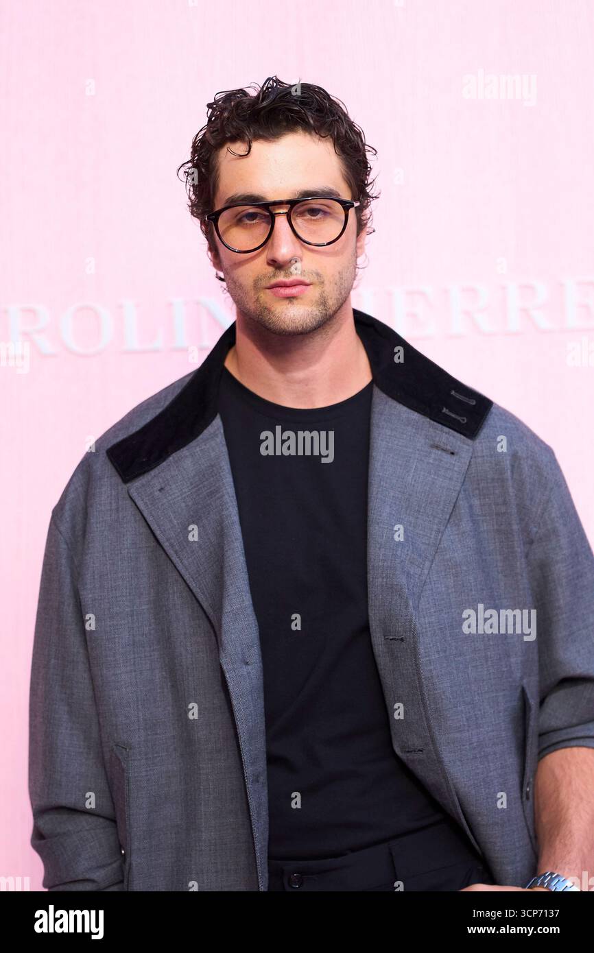 Agustín Della Corte attends Carolina Herrera's Spring-Summer 2026 ...