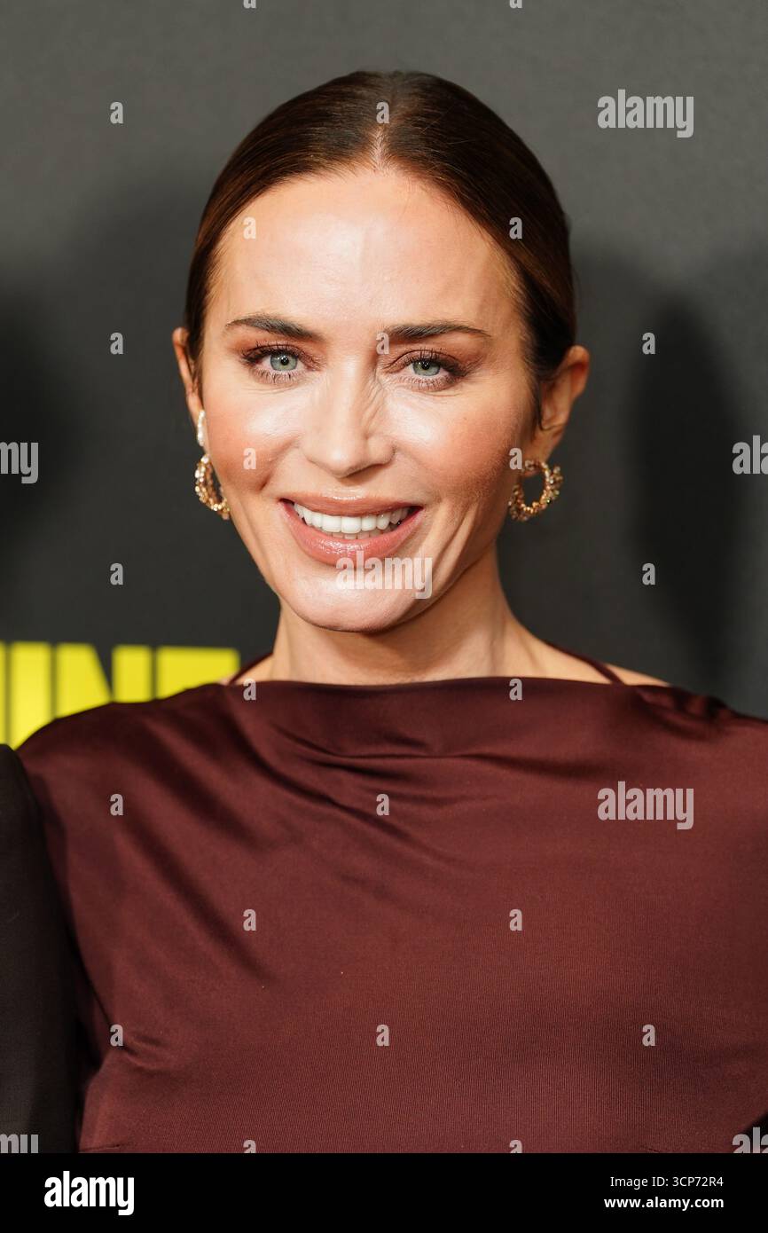 Emily Blunt attending a special screening of The Smashing Machine, at ...