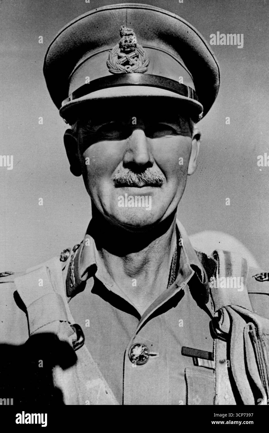 Lt gen sir alan cunningham hi-res stock photography and images - Alamy