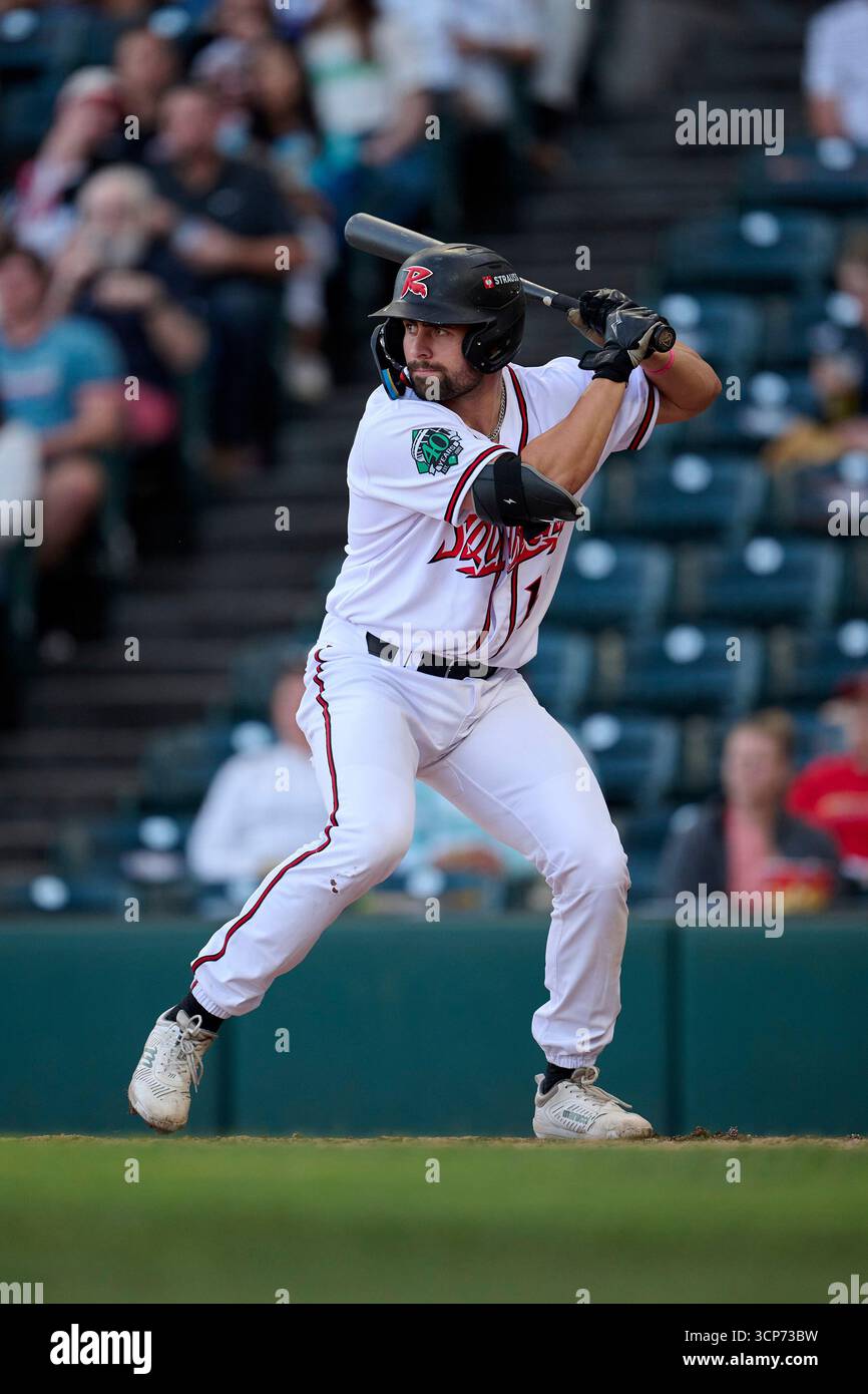 Richmond Flying Squirrels catcher Drew Cavanaugh (19) during an MiLB ...