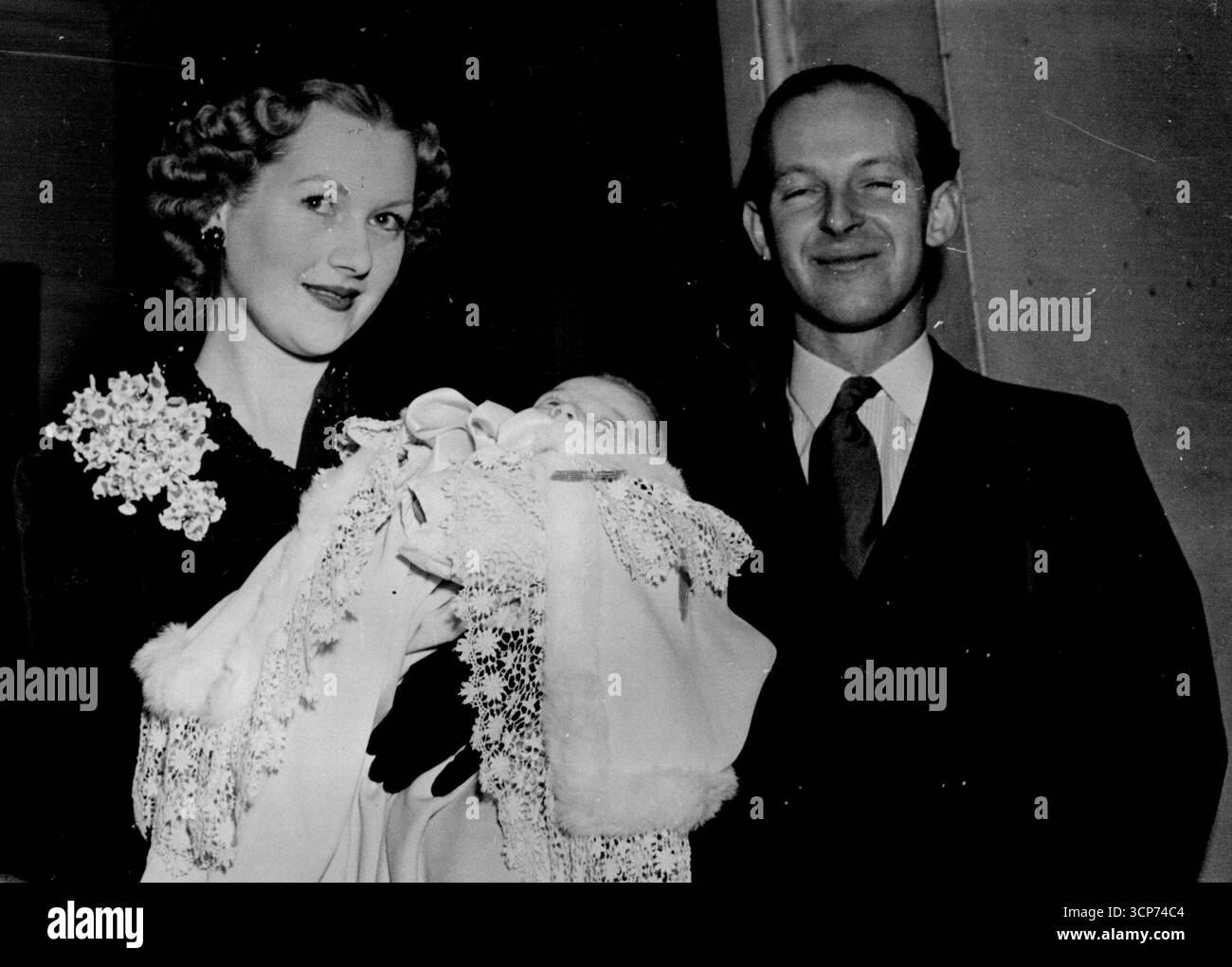 Proud Father At The Christening -- Happy event in the Legge family and ...