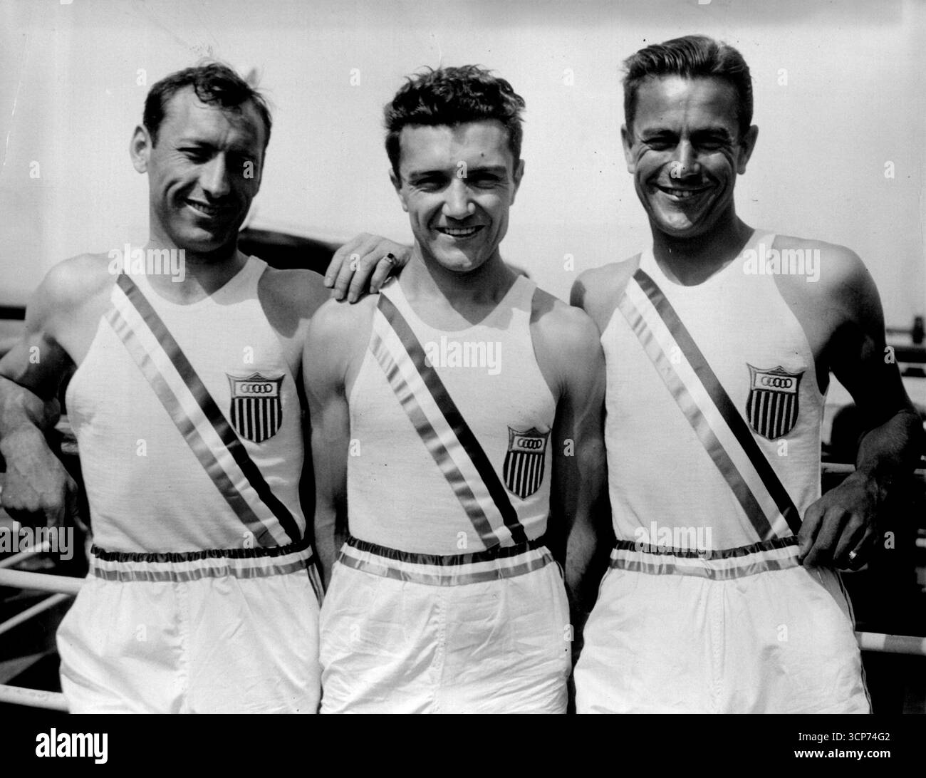 Olympic 1500 Meter Team -- Glenn Cunningham, Archie San Romani and Gene ...