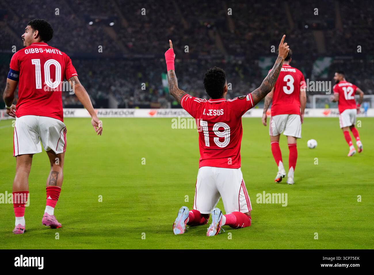 Nottingham Forest's Igor Jesus celebrates after scoring during the ...