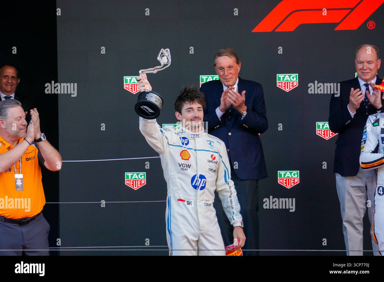 Charles leclerc gp monaco podio f1 hi-res stock photography and images ...