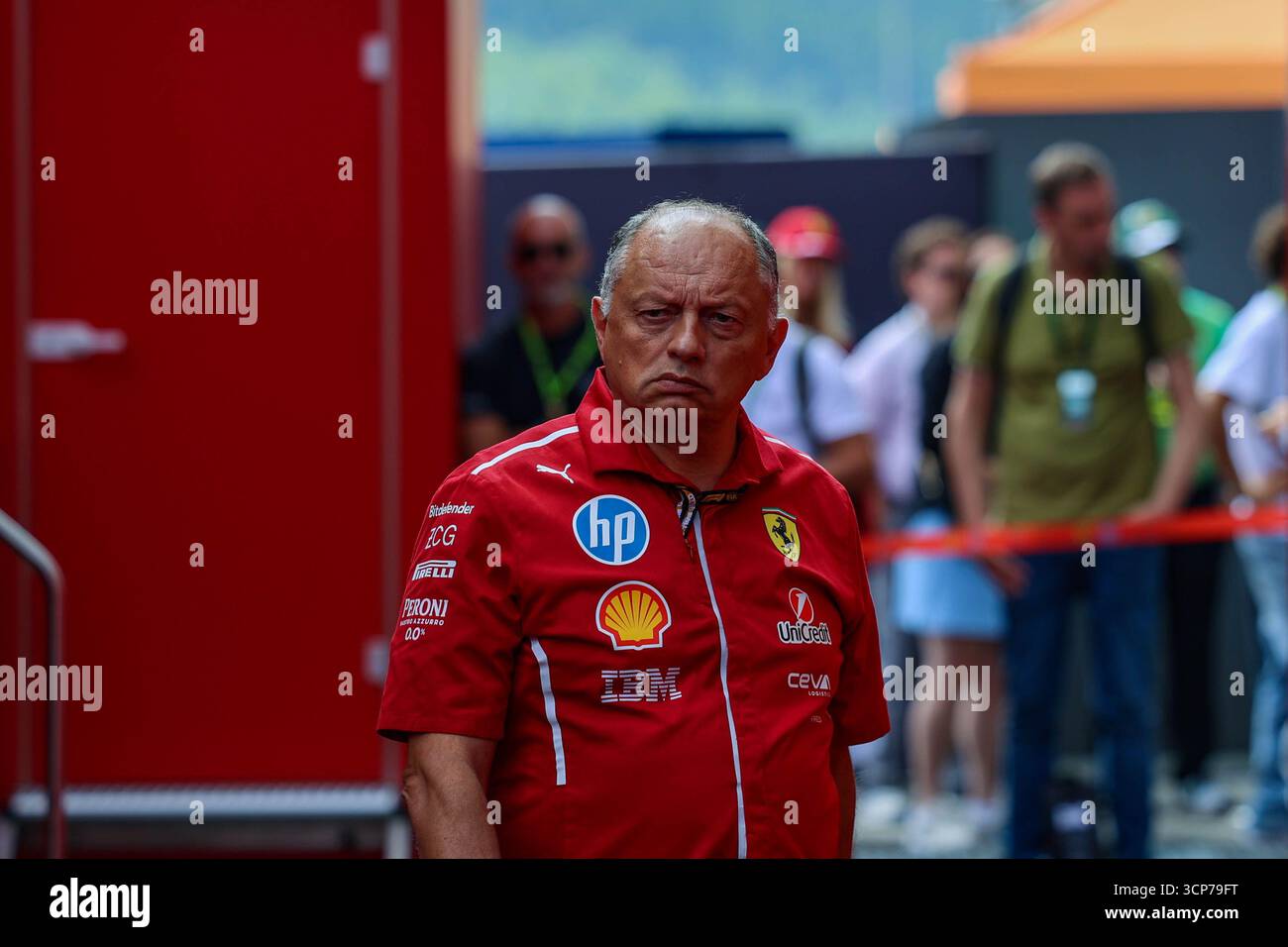 Belgian GP, Spa-Francorchamps, F1 2025 on 26-07-2025 - Formula 1 Vasseur Ferrari - Credit should ...