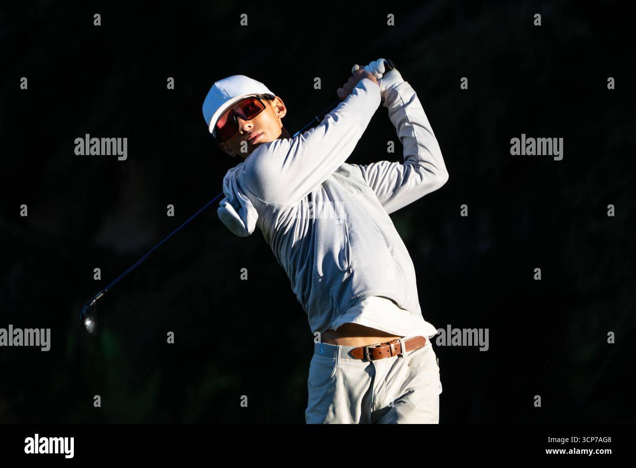 San Diego's Ian Maspat during an NCAA golf tournament on Tuesday, Sept ...
