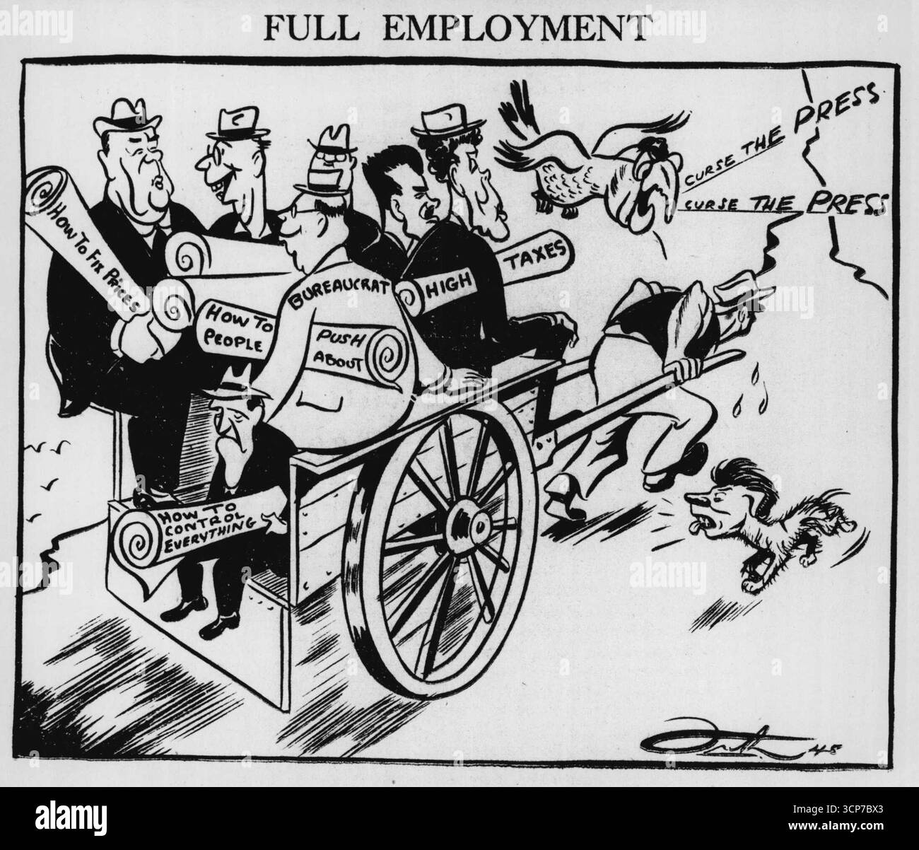 20th century political cartoons hi-res stock photography and images - Alamy
