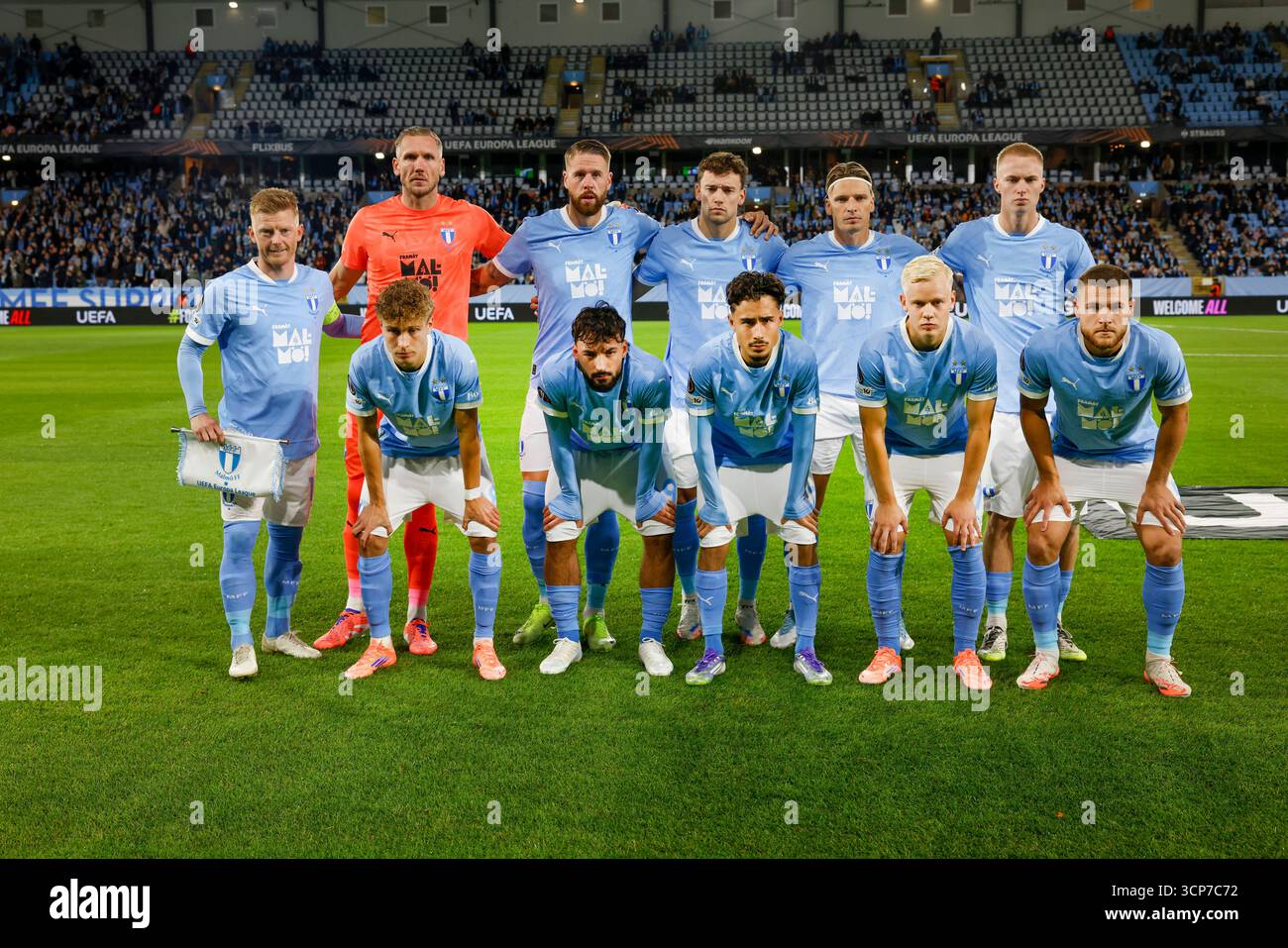 MALMÖ, SVERIGE 20250924Malmös startelva, övre raden från vänster ...