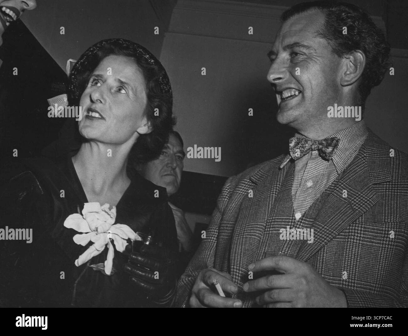 Theatrical identities at the party include Mr. and Mrs. John Casson ...
