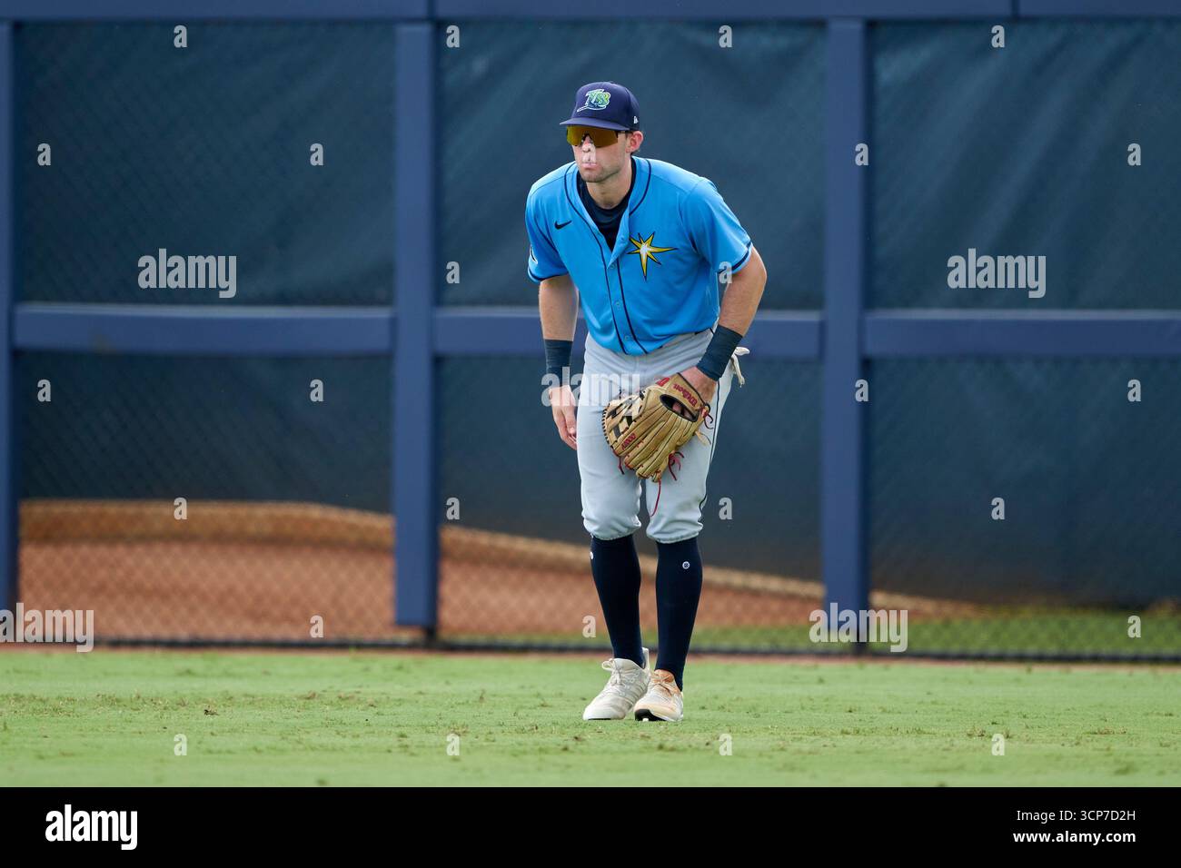 Tampa Bay Rays outfielder Brendan Summerhill (21) during an MiLB Bridge ...