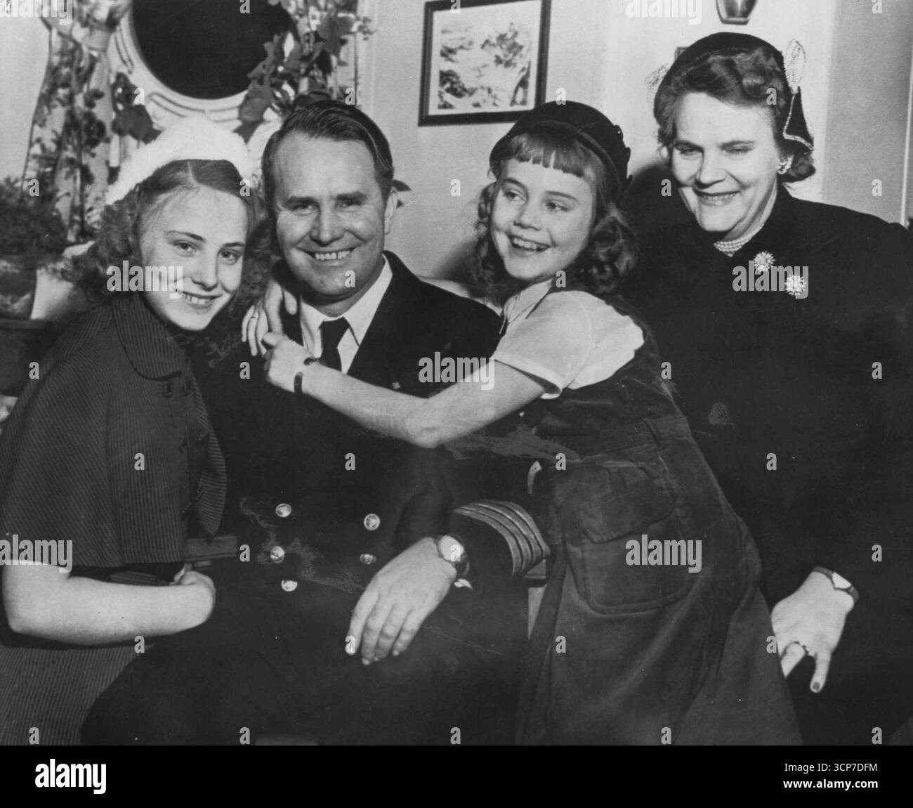 Here he is with his wife sonja photo Black and White Stock Photos ...