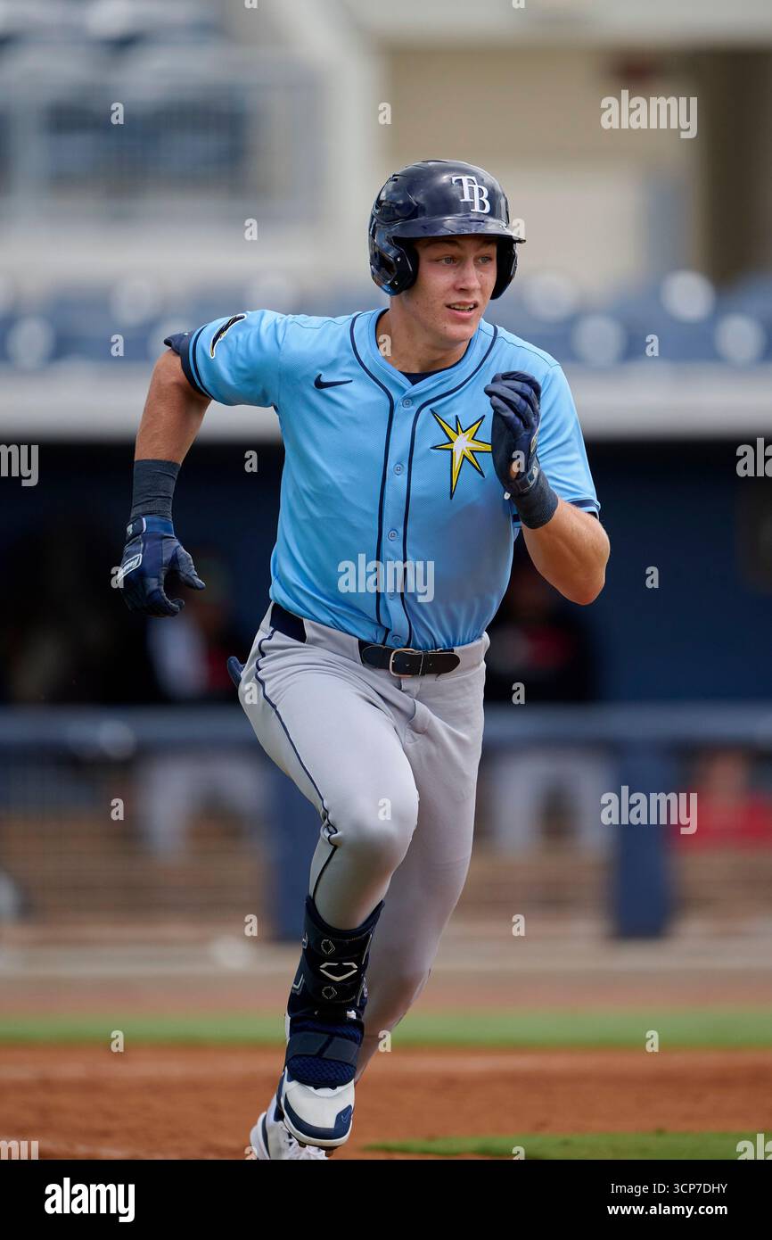 Tampa Bay Rays Taitn Gray (38) running the bases during an MiLB Bridge ...
