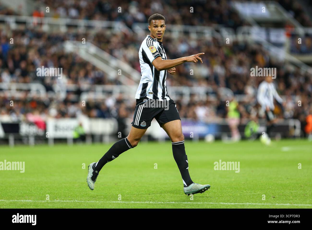 Malick Thiaw of Newcastle United in action during the Carabao Cup Third ...