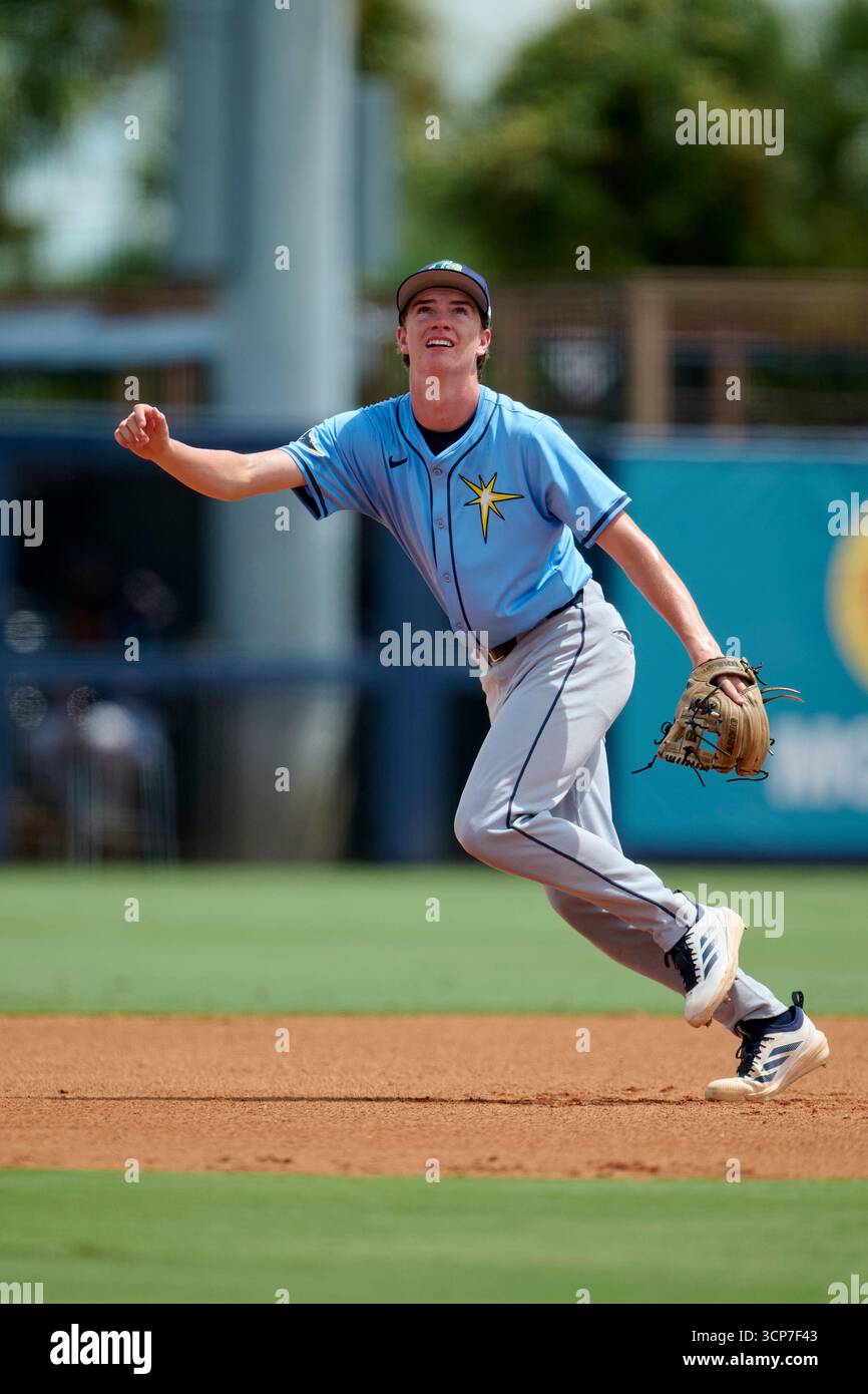 Tampa Bay Rays third baseman Cooper Flemming (11) fielding during an ...