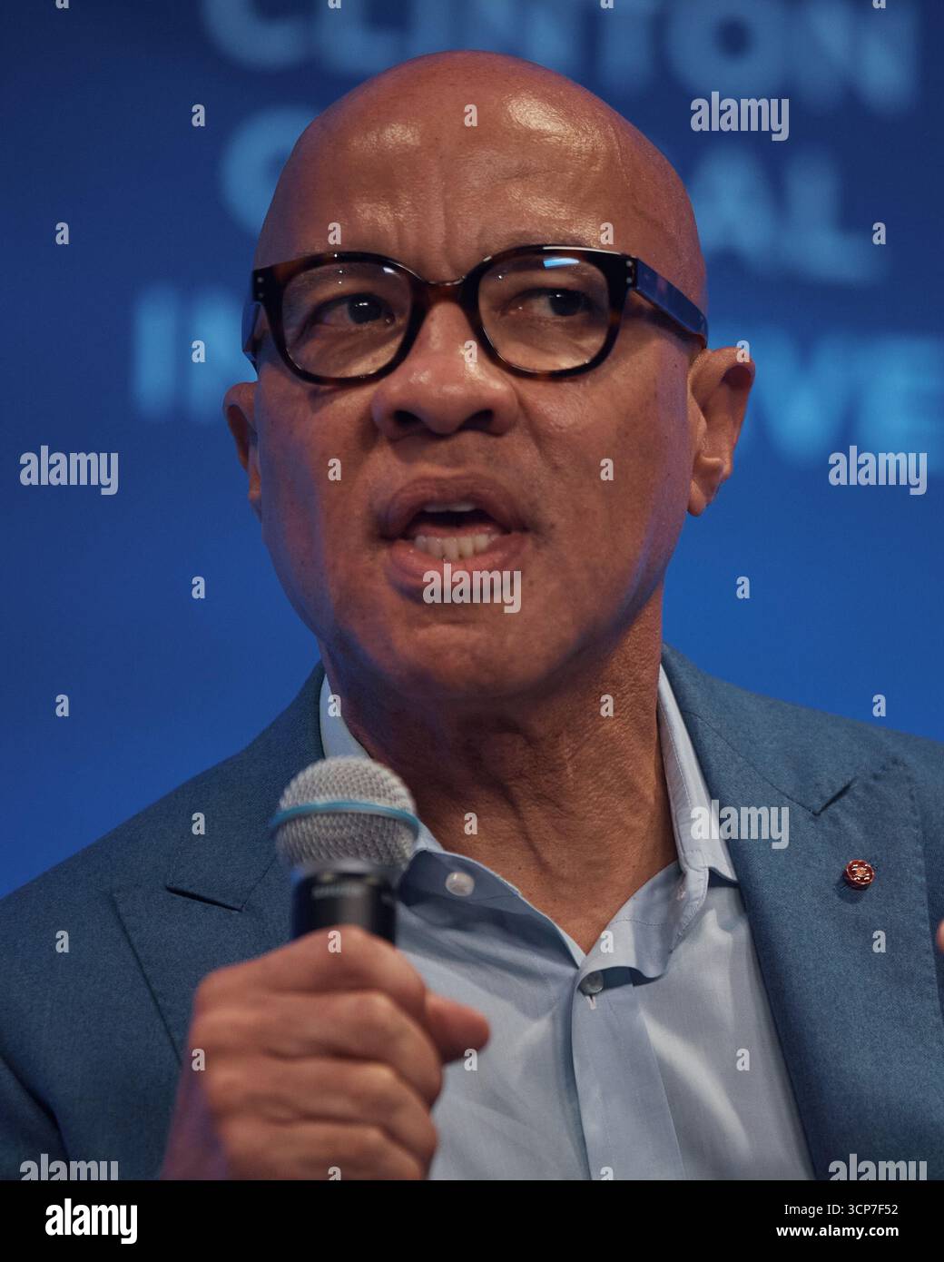 Darren Walker, President, Ford Foundation speaks during the Clinton ...