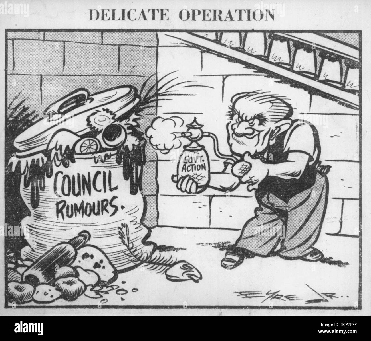 Political cartoons of the 20th century hi-res stock photography and ...