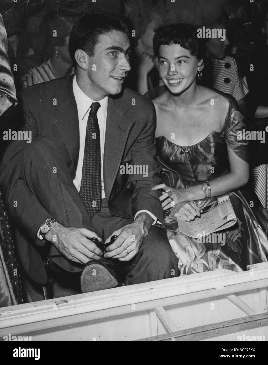 Leslie Carron and husband George Hormel have a ringside seat for an ice ...