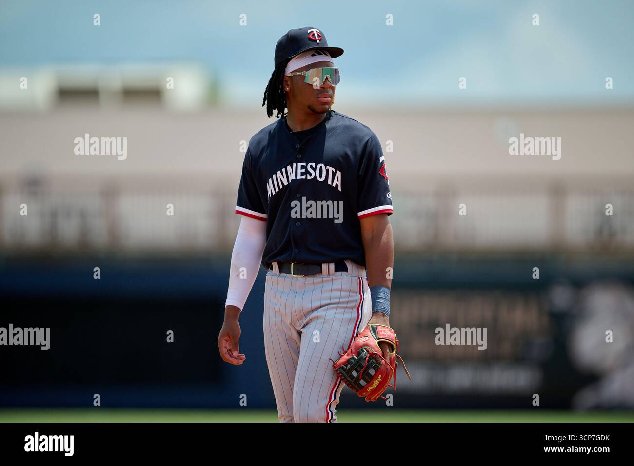 Minnesota Twins shortstop Quentin Young (40) during an MiLB Bridge ...