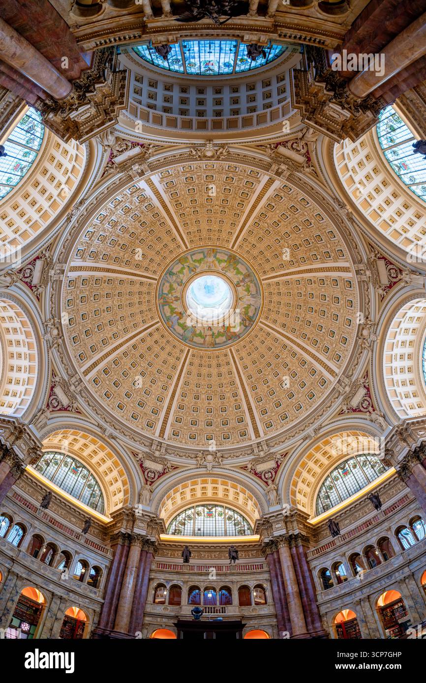 Library of congress gilded reading room hi-res stock photography and ...