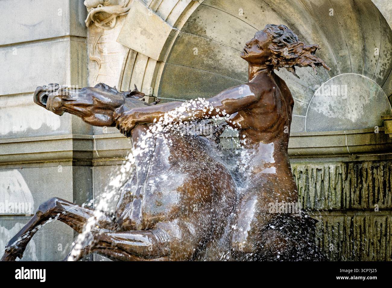 Court Of Neptune Fountain Bronze Sculpture Library Of Congress ...
