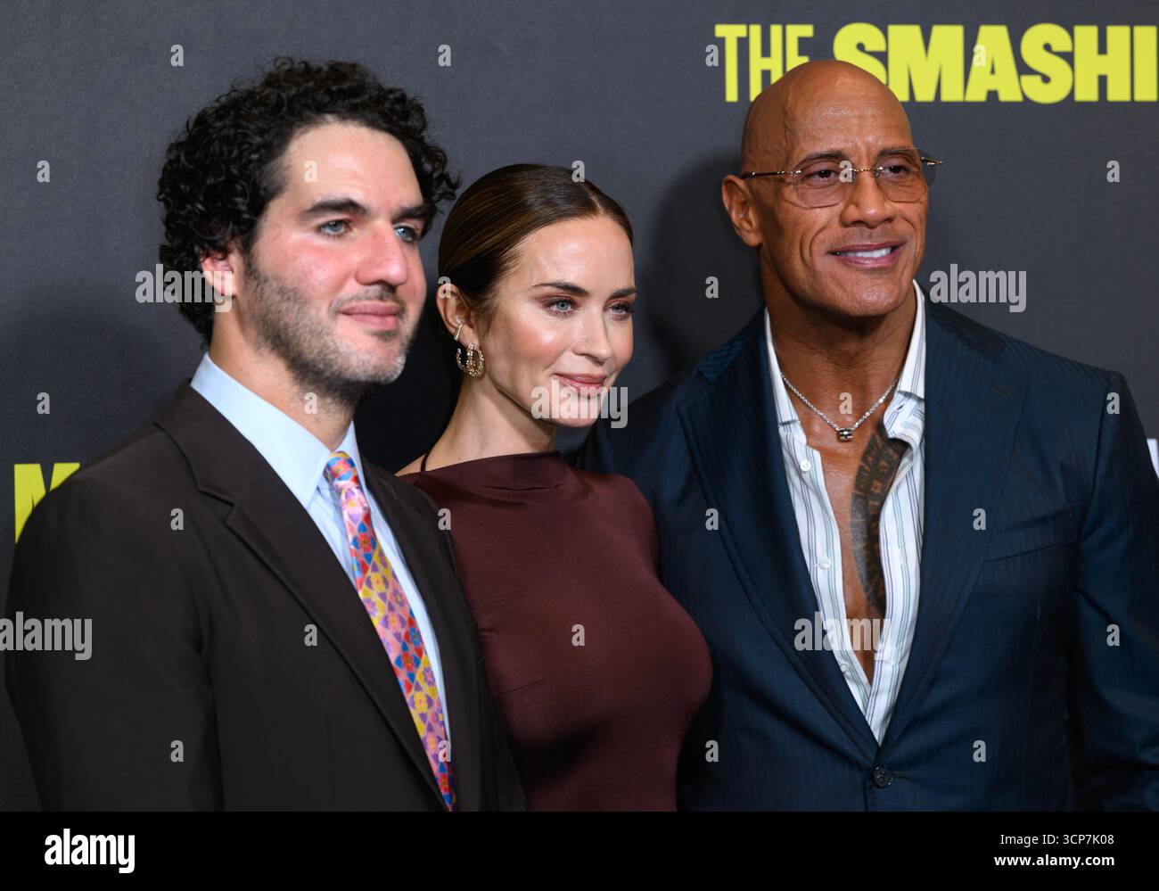 London, UK. September 24th, 2025. Dwayne Johnson, Benny Safdie and ...