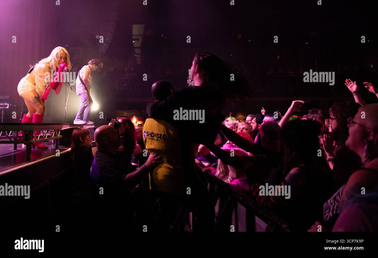 Scene Queen performs live at the o2 ritz manchester uk, 5th september ...