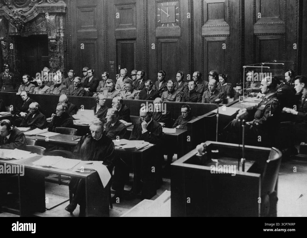 Accused German Doctors and Scientists -- A general view of the court at ...