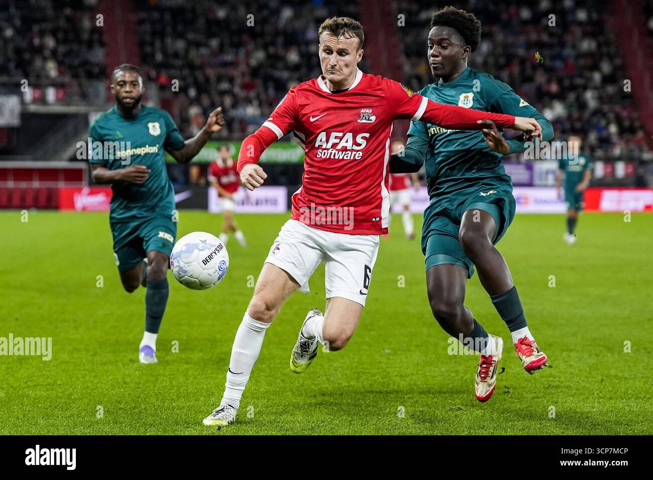 ALKMAAR - (l-r) Peer Koopmeiners of AZ Alkmaar, Jadiel Pereira da Gama ...