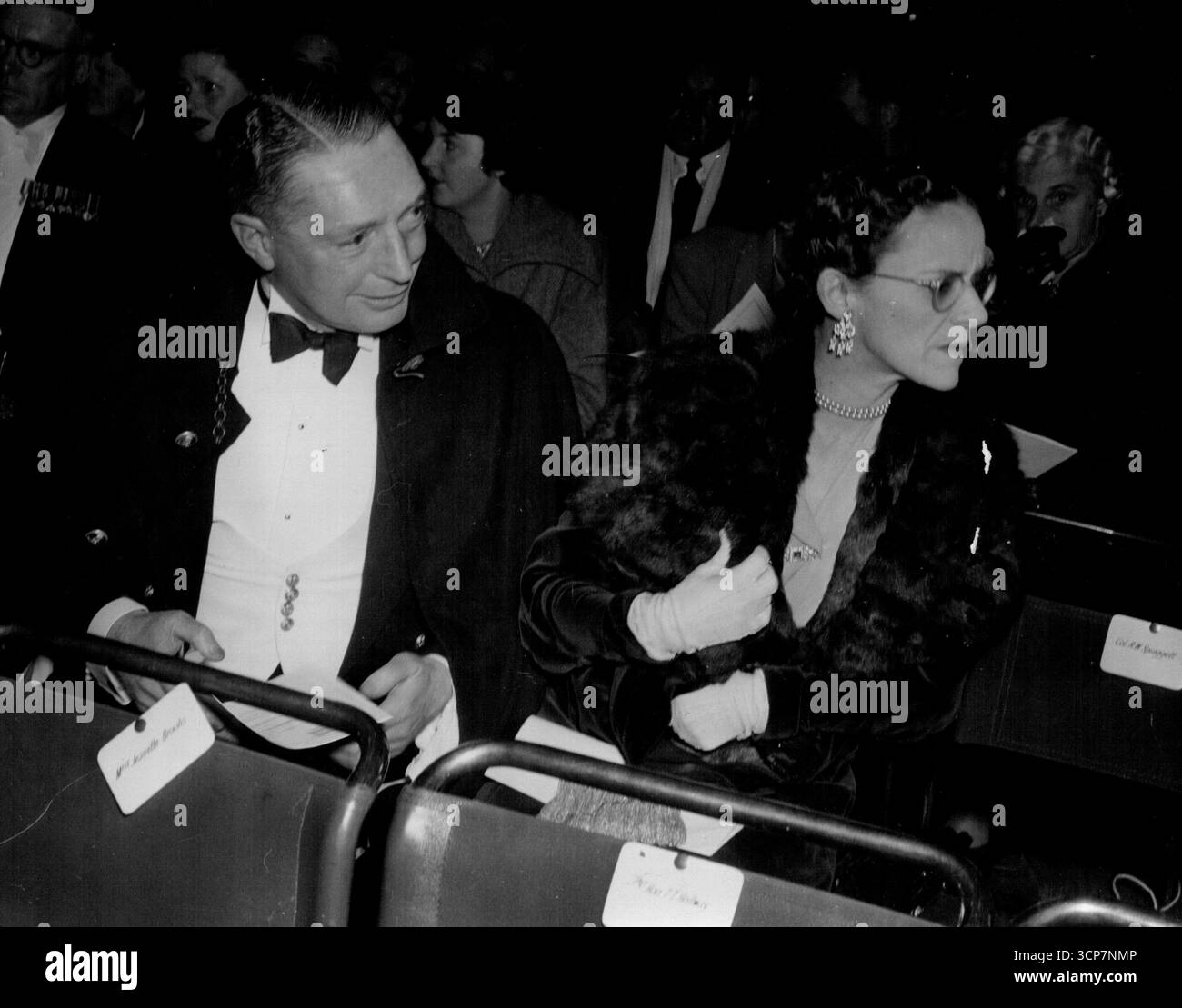Vice-Admiral Sir John Collins and Lady Collins were among the official ...