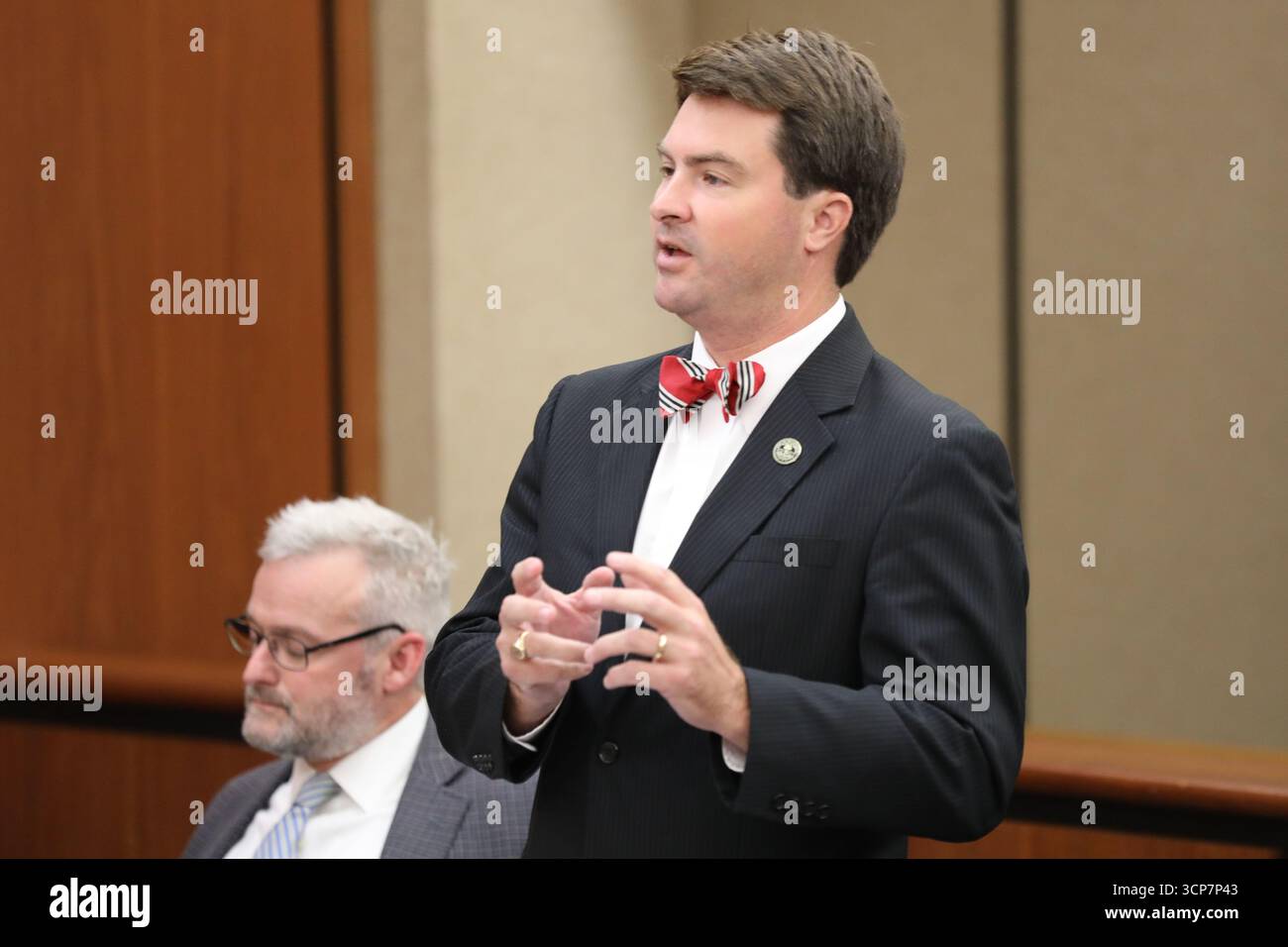 South Carolina Governor's Office attorney Grayson Lambert argues in a ...