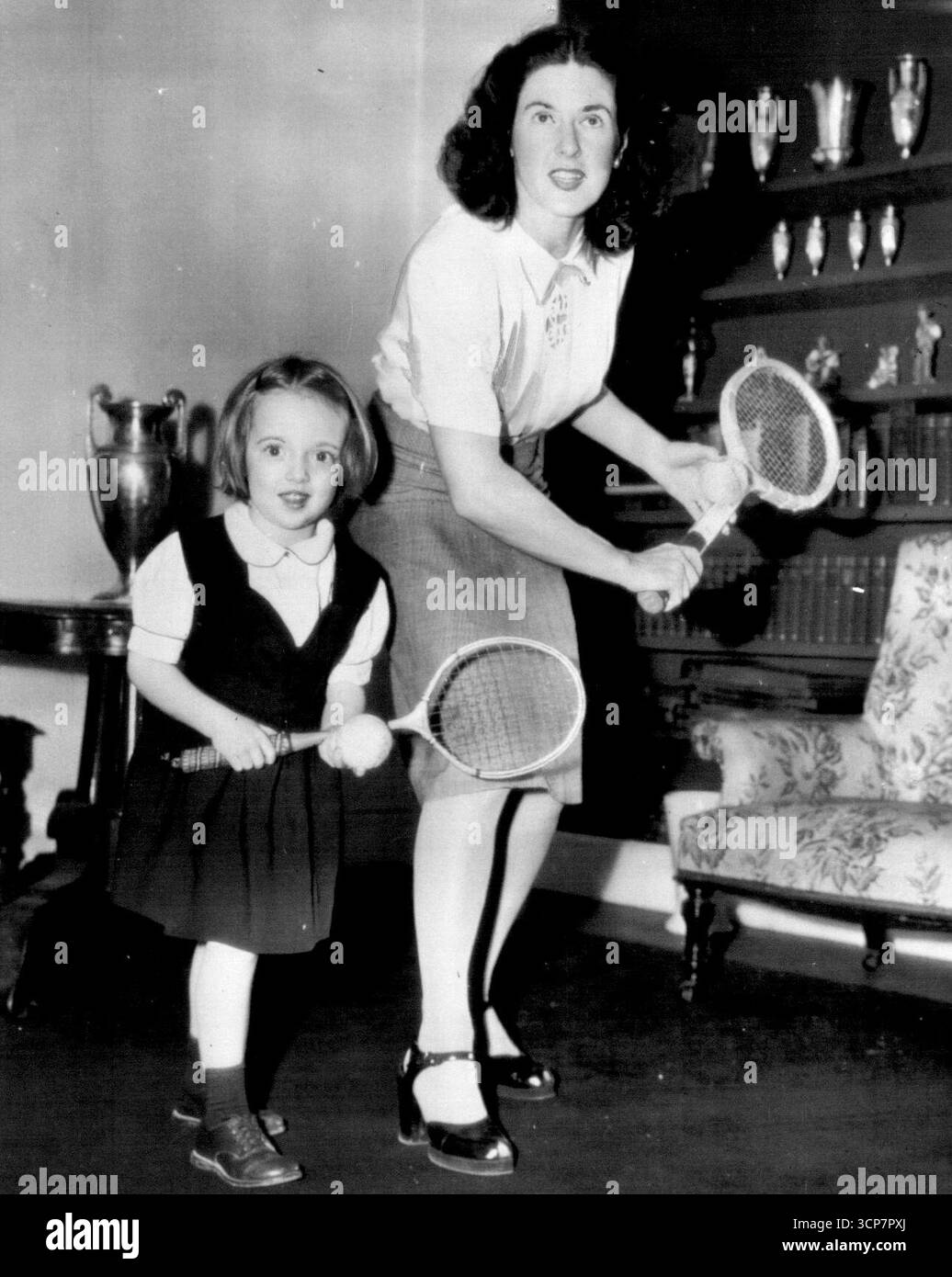 Mrs. Sarah Palfrey Cooke, former US Tennis Champion, who, with Pauline ...