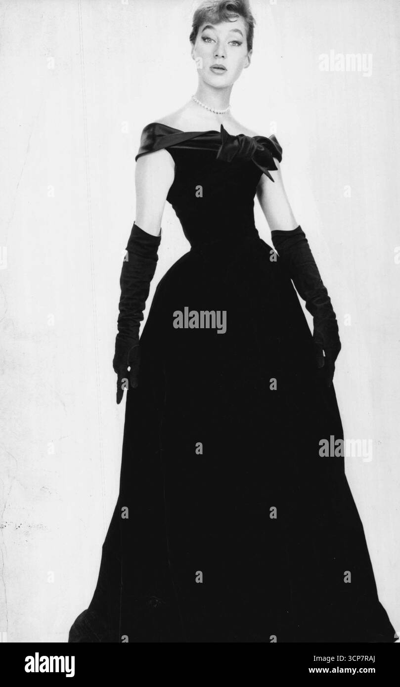 Round neckline Black and White Stock Photos & Images - Alamy