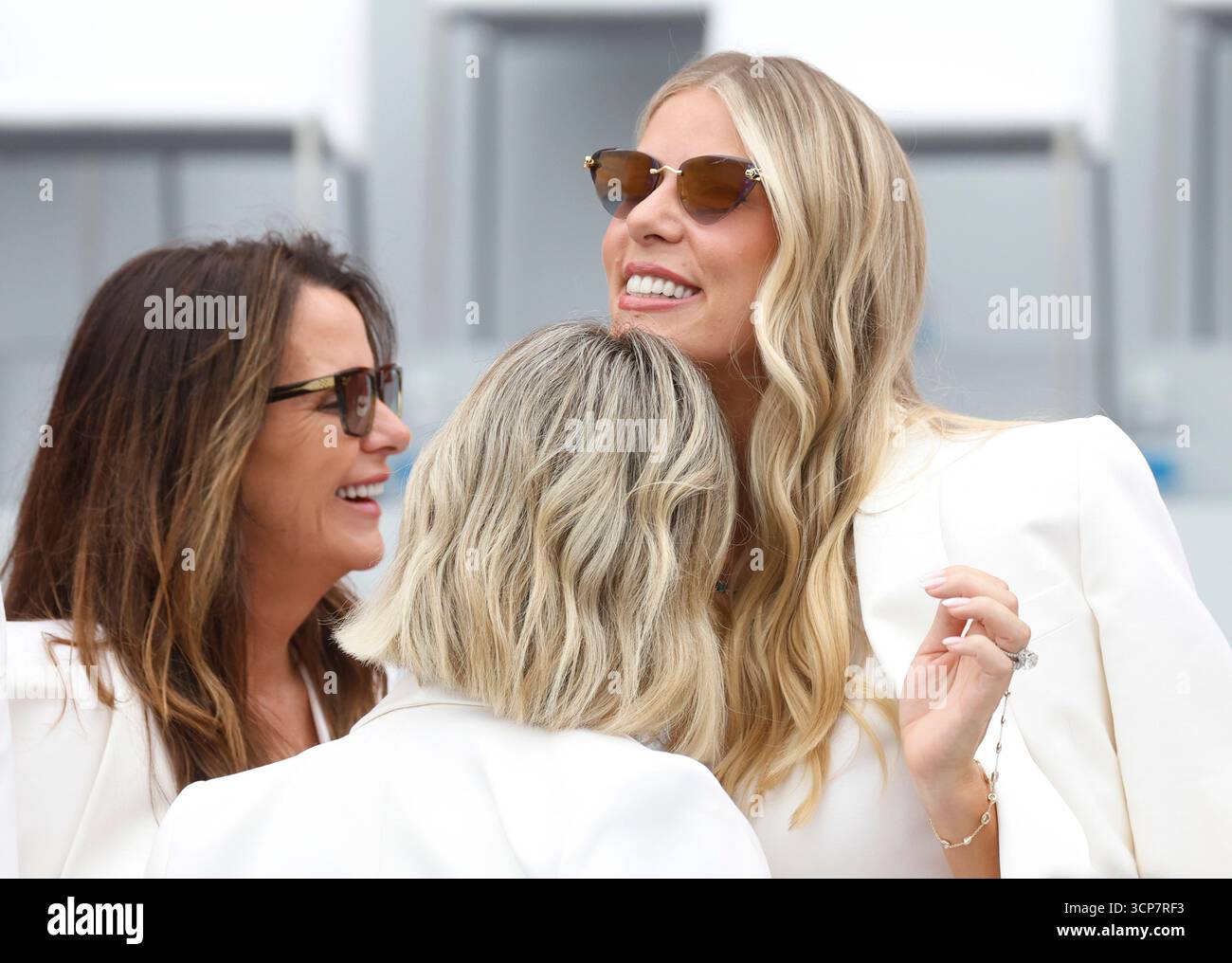 Erica Stoll, wife of Team Europe golfer Rory McIlroy, attends the ...