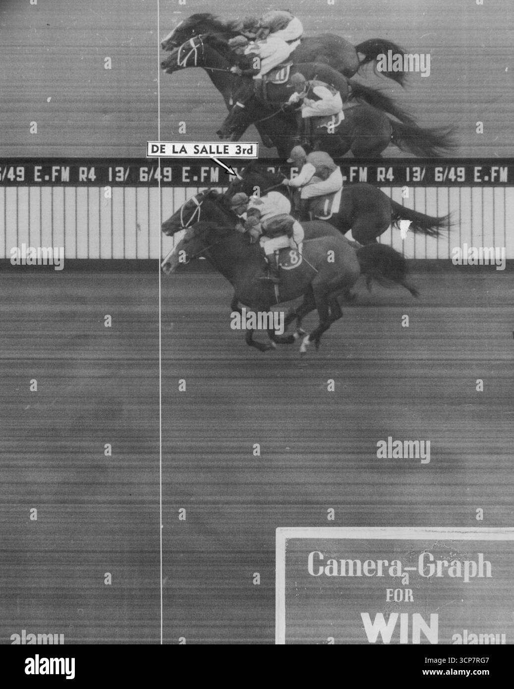 At left is De La Salle's Jockey, E.C. Conquest, whose right eye was cut ...