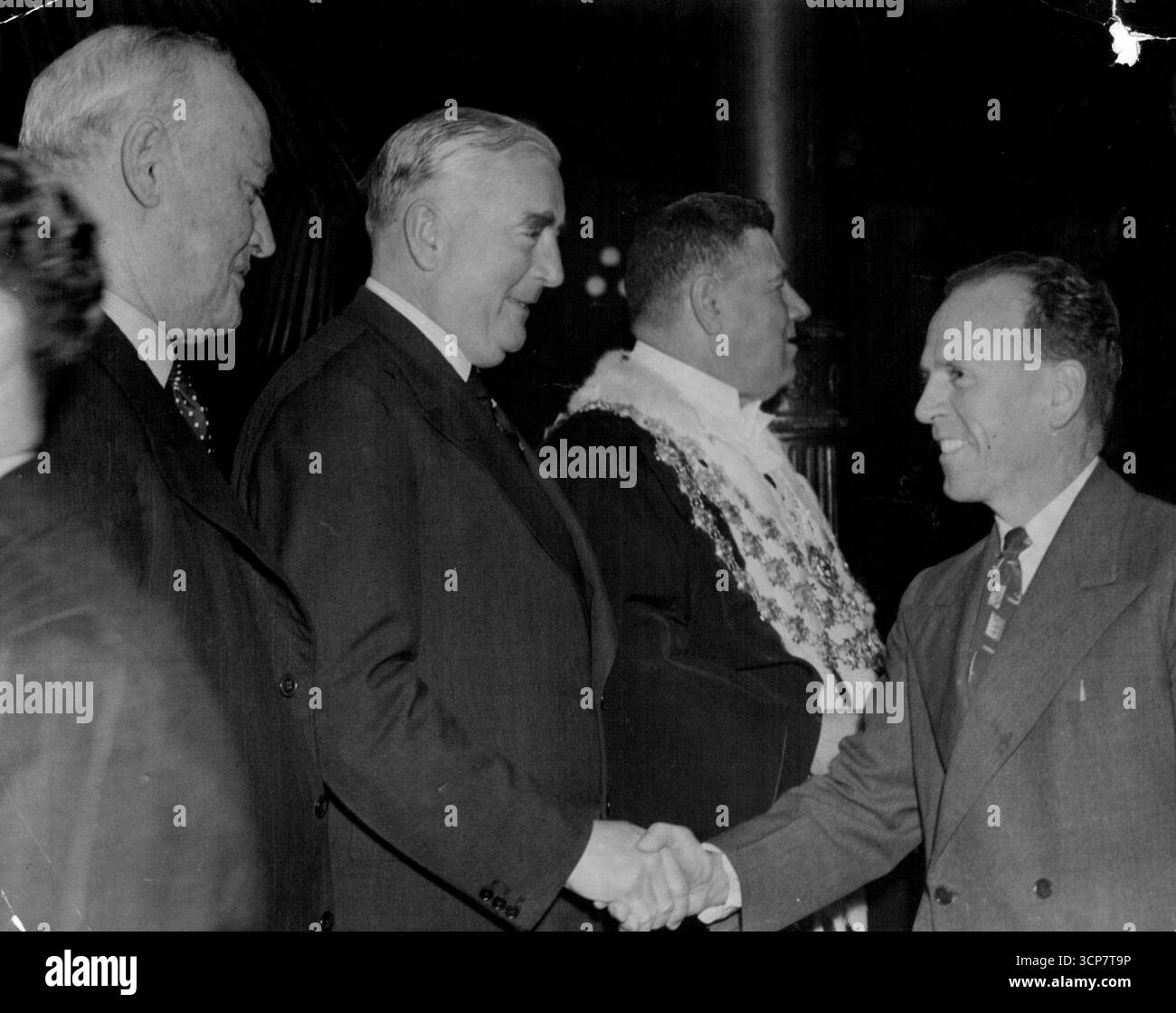 A meeting with the late Sir Robert Menzies in 1950 when Dr. Coombs was ...