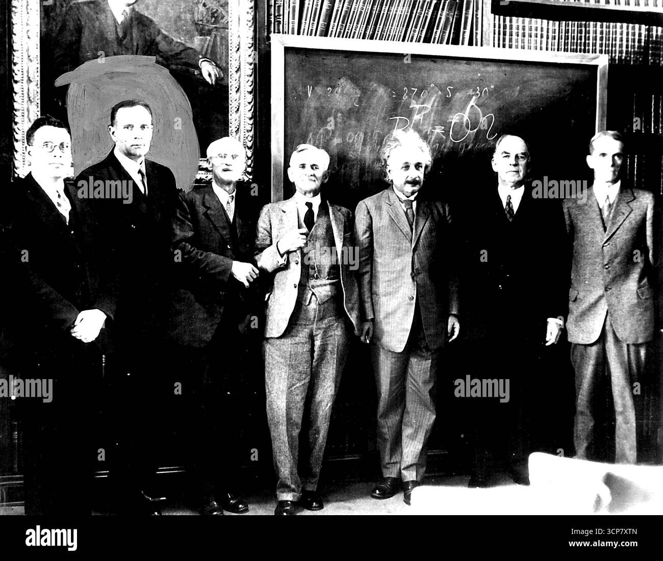 California Scientists Meet Einstein -- A group of distinguished ...