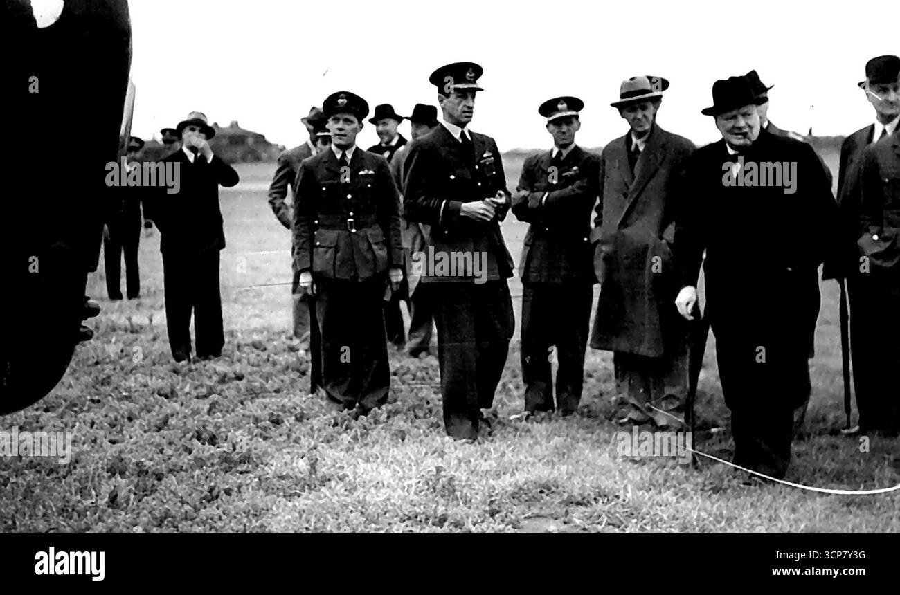 The Prime Minister Mr. Winston Churchill, accompanied by Mr. Harry ...