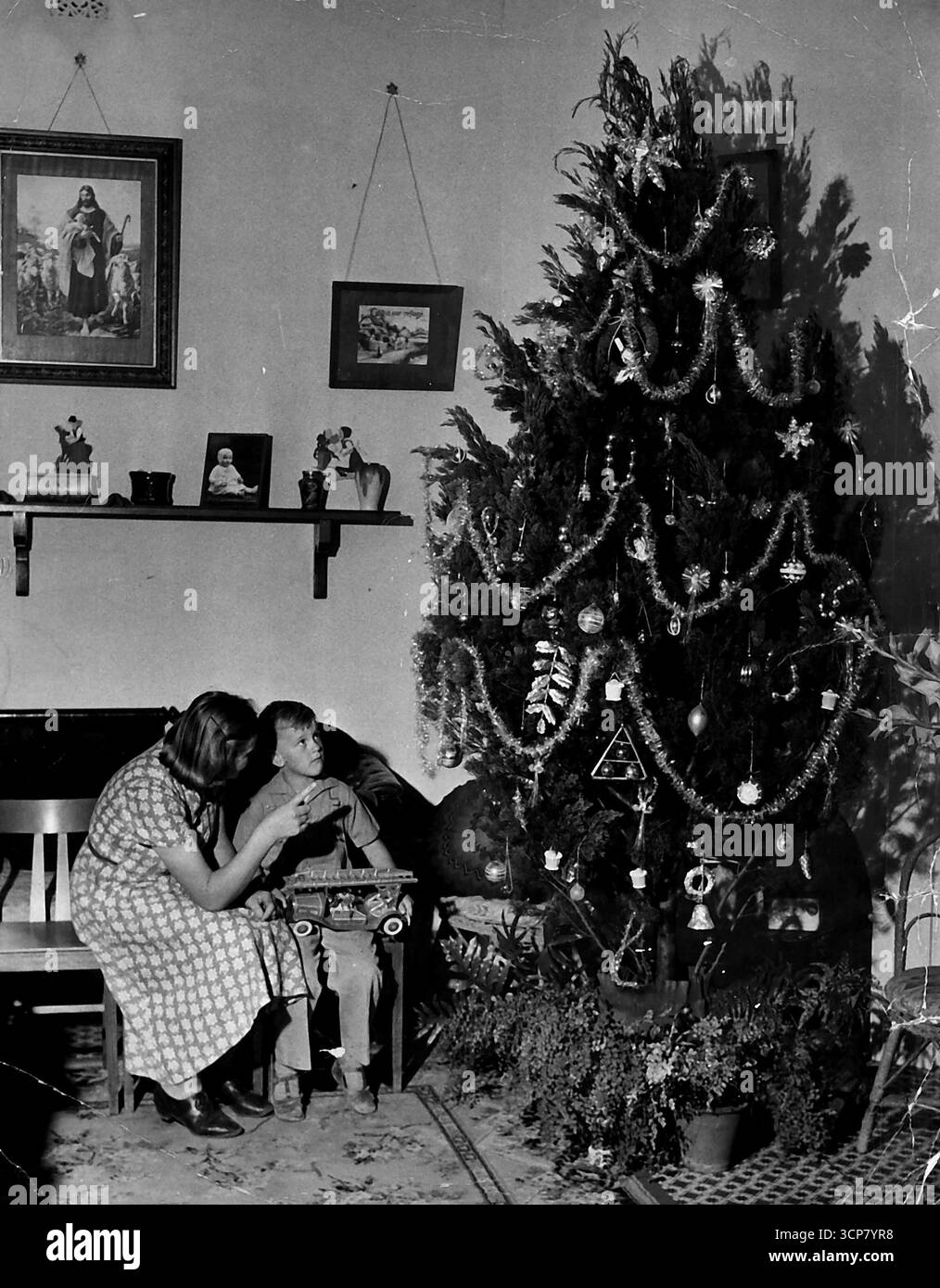 Archive christmas pictures Black and White Stock Photos & Images - Alamy