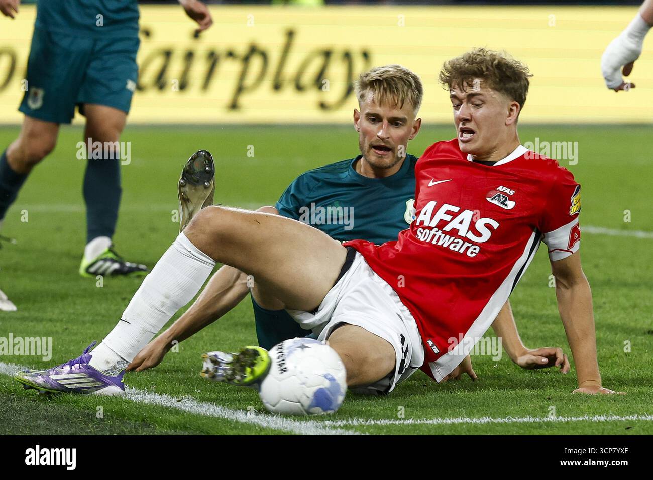 ALKMAAR , 24-09-2025 , AFAS Stadium , season 2025 / 2026 , Dutch ...