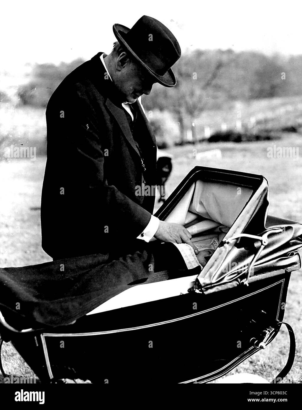 Churchill's Fifth Grandchild Christened -- The newly-christened baby ...