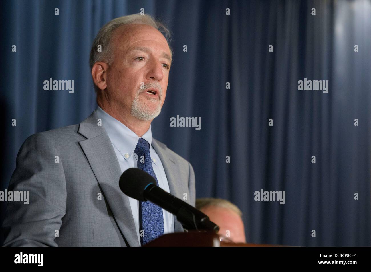 Attorney Brian Alexander speaks during a news conference regarding the ...